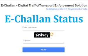 Check E-Challan Status, Step by Step Guide - echallan.in